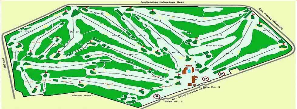 Location Map – Delhi Golf Club